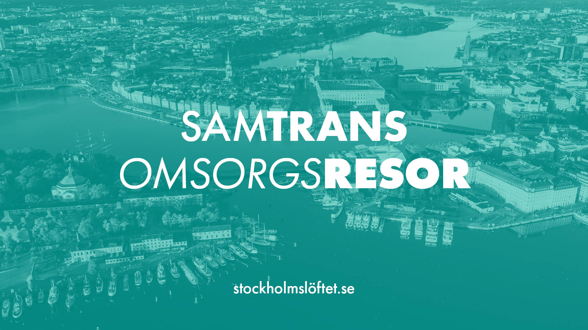 Samtrans Omsorgsresor blir en del av Stockholmslöftet - Samtrans
